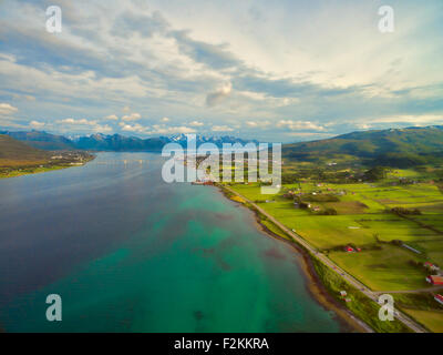Sortland Bridge, Sortland, Langøya, Vesteralen, Norway Stock Photo - Alamy