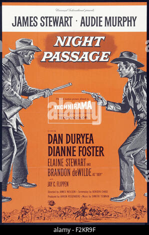 Night Passage - Movie Poster Stock Photo - Alamy