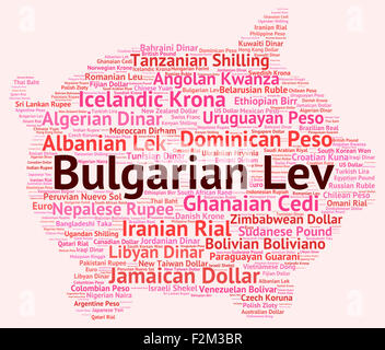 Bulgarian Lev Meaning Currency Exchange And Words Stock Photo - Alamy