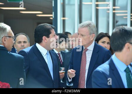Gibraltar. 21st September, 2015. Minister for Education Gilbert Licudi ...