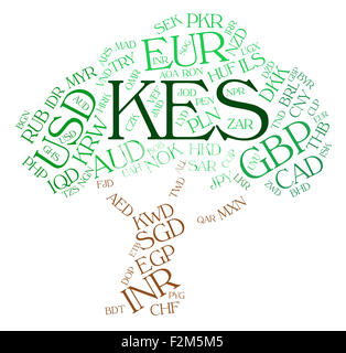 Kes Currency Meaning Foreign Exchange And Text Stock Photo - Alamy