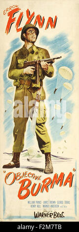 Objective, Burma - Movie Poster Stock Photo - Alamy