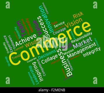 Commercial Word Meaning Buy Trading And Ecommerce Stock Photo - Alamy