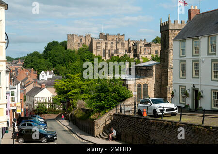 Durham Castle from Crossgate Stock Photo - Alamy