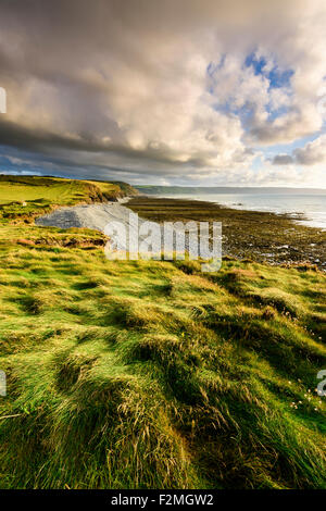 Cornborough Cliffs from Abbotsham Cliffs on the South West Coast Path ...