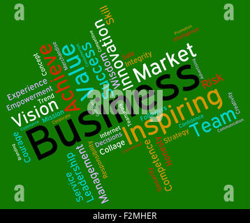 Business Word Representing Words Businesses And Commerce Stock Photo ...