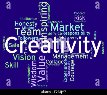 Innovation Words Meaning Creative Invention And Conception Stock Photo ...