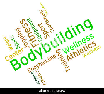 Weight Lifting Showing Workout Equipment And Physique 3d Rendering ...