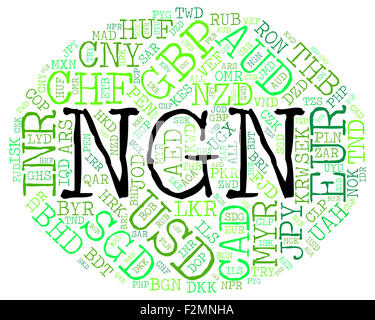 Ngn Currency Meaning Nigerian Nairas And Coinage Stock Photo - Alamy