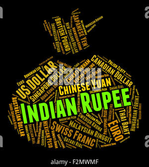 Indian Rupee Meaning Forex Trading And Banknotes Stock Photo - Alamy