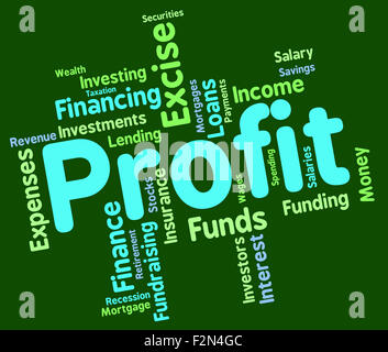 Income Word Showing Revenue Earns And Salary Stock Photo - Alamy