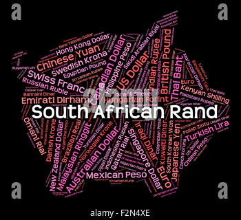 South African Rand Meaning Forex Trading And Words Stock Photo - Alamy