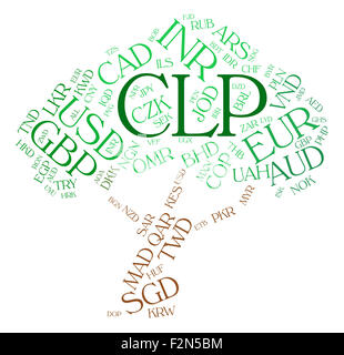 Clp Currency Meaning Chile Peso And Coinage Stock Photo - Alamy