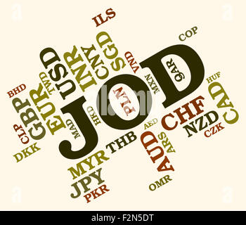 Jod Currency Showing Forex Trading And Text Stock Photo - Alamy