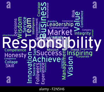 Responsibility Words Representing Text Accountabilities And Accountable ...