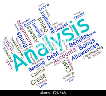 Analysis Word Representing Data Analytics And Analyzing Stock Photo - Alamy