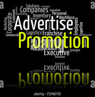 Promotion Word Showing Merchandise Wordcloud And Closeout Stock Photo ...