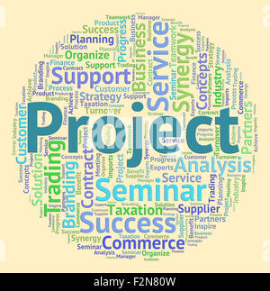 Project Word Showing Mission Enterprise And Activity Stock Photo - Alamy