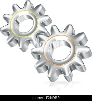 gears mesh vector icon isolated on transparent background, gears mesh ...