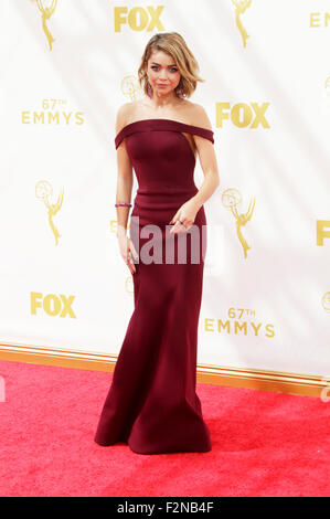 Sarah Hyland attends the 67th Annual Primetime Emmy Awards - Arrivals ...