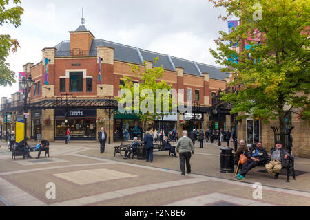 Captain Cook Square shopping centre in Middlesbrough town centre in ...