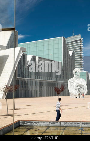 Tower of Water and Palace of Congress. Saragossa, Aragón, Spain Europe ...