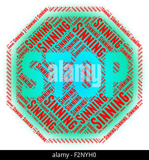 Stop Sinning Meaning Warning Sign And Sinner Stock Photo - Alamy