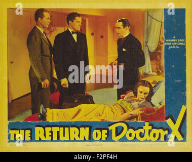 Return of Doctor X, The - Movie Poster Stock Photo - Alamy