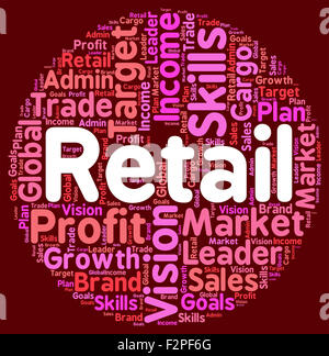 Market Word Representing Sales Words And Advertising Stock Photo - Alamy