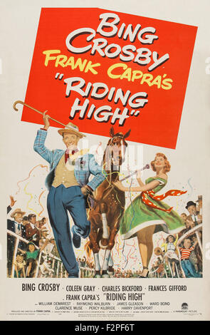 Riding High (1950) - Movie Poster Stock Photo - Alamy