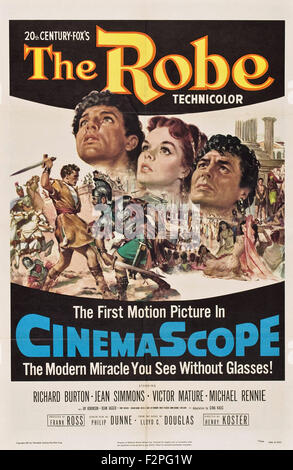 Robe, The - Movie Poster Stock Photo - Alamy