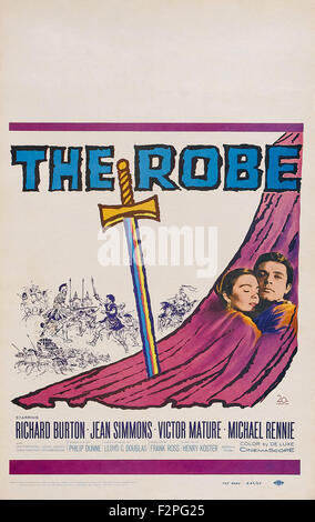 Robe, The - Movie Poster Stock Photo - Alamy
