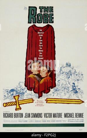 Robe, The - Movie Poster Stock Photo - Alamy