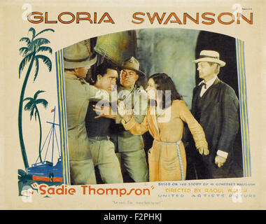 Sadie Thompson - Movie Poster Stock Photo - Alamy