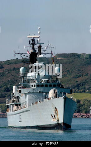 Royal navy HMS Britannia training ship at Dartmouth Stock Photo - Alamy