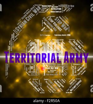 Military Conflicts Meaning Armed Forces And Encounter Stock Photo - Alamy