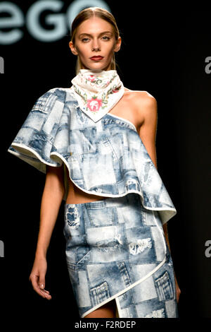 Xavi Reyes Fashion Show during the Mercedes-Benz Fashion Week in Madrid ...