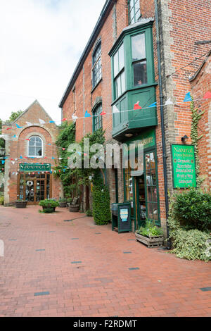 Shops in a courtyard, Diss, Norfolk Stock Photo - Alamy