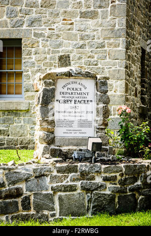 Grey Eagle, Princess Anne Police Headquarters and former jail, 11780 ...