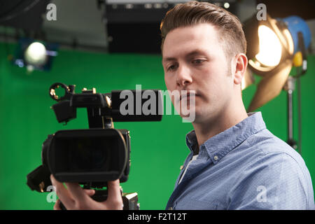 broadcast video camera man men cameraman cameramen digital tv ...