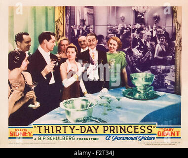 Thirty Day Princess - Movie Poster Stock Photo - Alamy