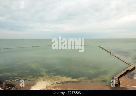 The 4 acre Grade II listed Walpole Bay Tidal Pool, Margate Stock Photo ...