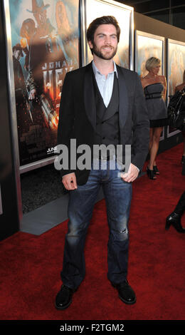 Wes Bentley at the Los Angeles premiere of 'The Hunger Games' held at ...