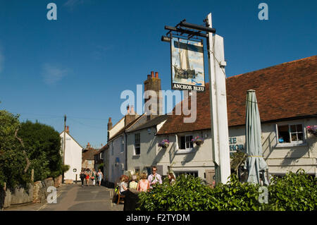 The Anchor Bleu Public house at Bosham West Sussex UK Stock Photo ...