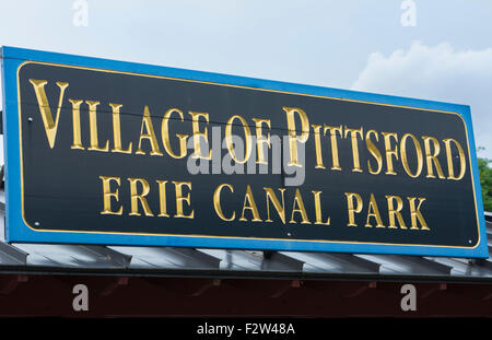 Erie Canal Town of Pittsford New York state United states Stock Photo ...