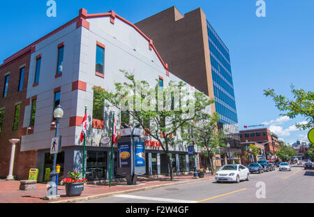 Canada Moncton New Brunswick Main Street cafe called Old Triangle Irish ...