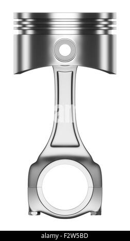 car piston illustration isolated on white background Stock Photo - Alamy