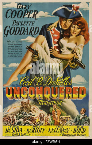 Unconquered (1947) - Movie Poster Stock Photo - Alamy