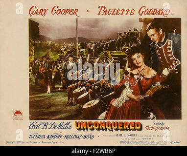 Unconquered (1947) - Movie Poster Stock Photo - Alamy