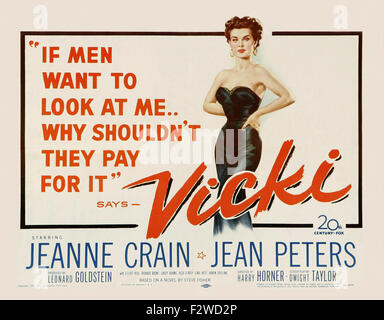 Vicki - Movie Poster Stock Photo - Alamy